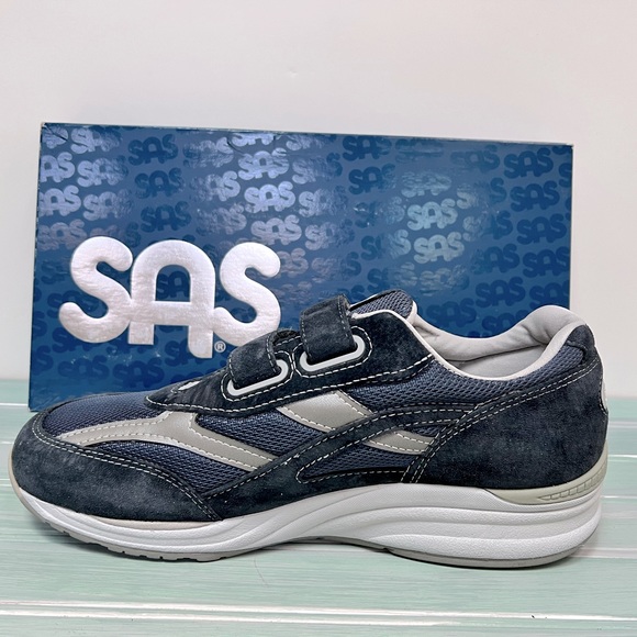 SAS | Shoes | Sas Journey Mesh Blue Suede Sneakers | Poshmark